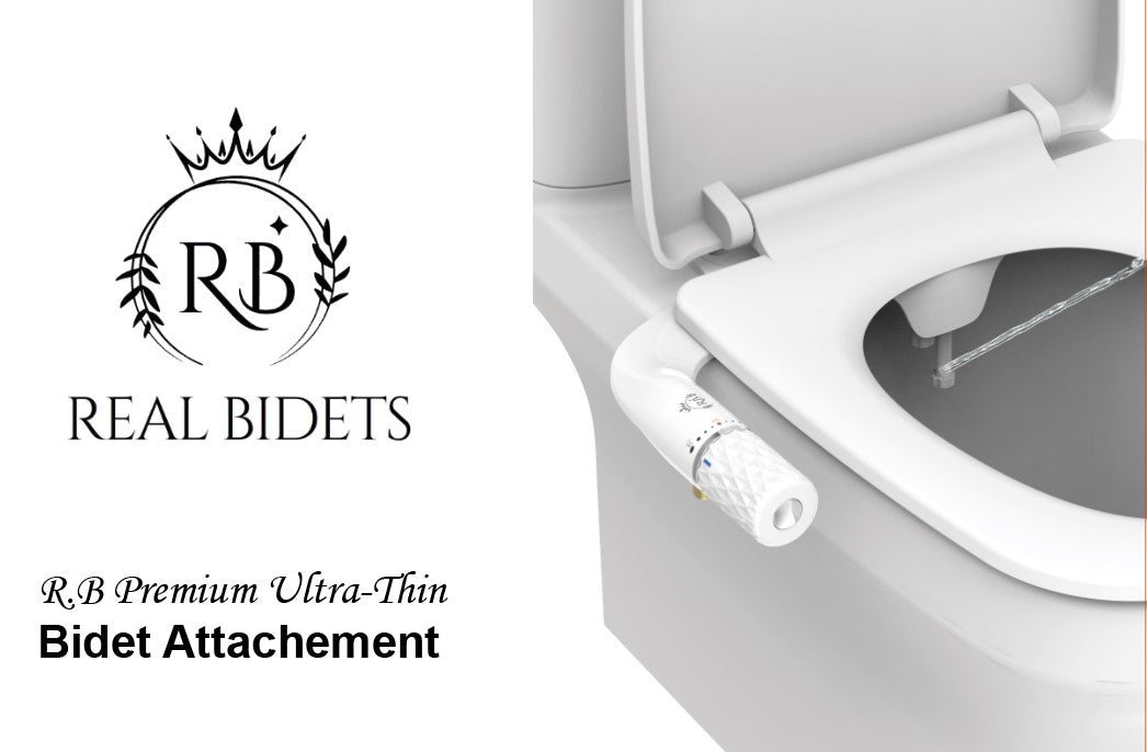 Real Bidets Premium Non-Electric Bidet Toilet Seat Attachment - DIY UK